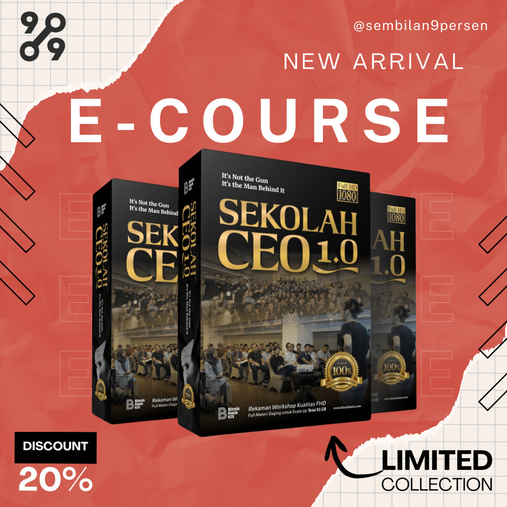 Jual Video Pembelajaran/ Ecourse Sekolah CEO 1.0 | Shopee Indonesia
