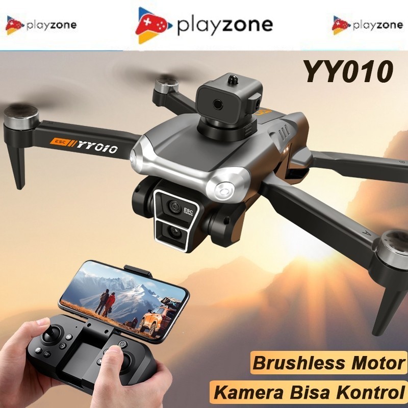 Jual Drone YY010 4K HD Dual Kamera WIFI FPV Anti Tabrakan Brushless ...