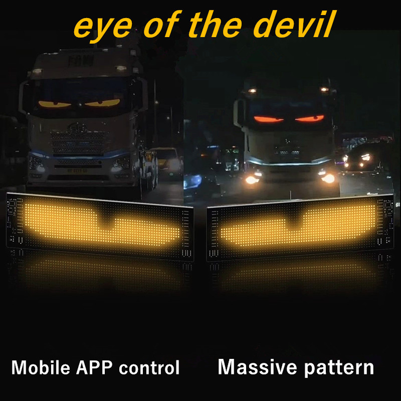 Jual 2024 The latest automotive windshield LED Dynamic eye animation ...
