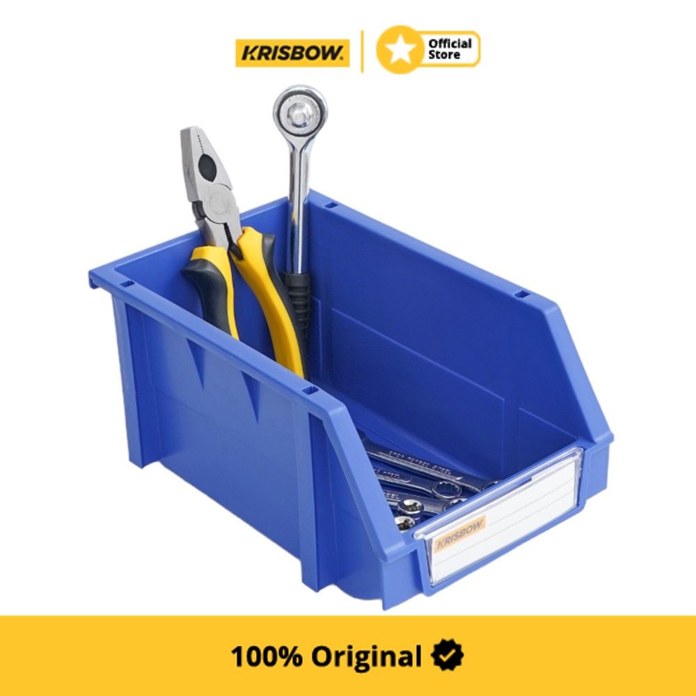 Jual Krisbow Storage Kotak Perkakas Plastik 15X24X12.4 cm - Biru ...