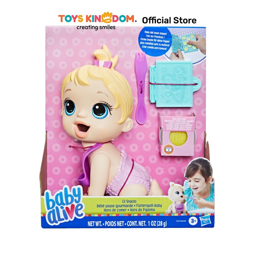 Jual Toys Kingdom Baby Alive Boneka Bayi Lil Snacks Blonde F2617 ...