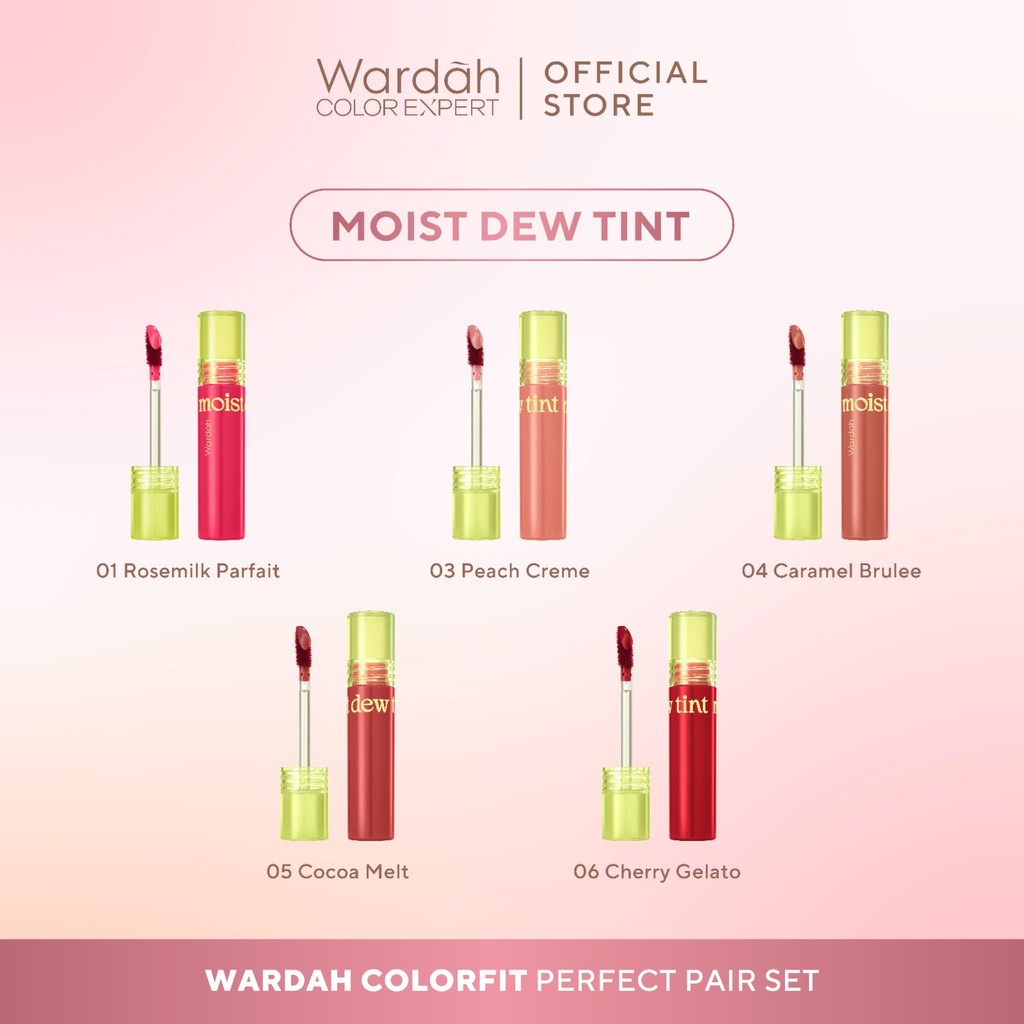 Jual [BUNDLE] WARDAH Paket Perfect Pair Set - Colorfit Perfect Glow Cushion + Moist Dew Tint ...