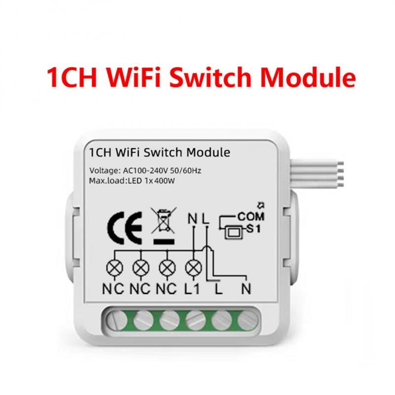 Jual Smart WiFi / Switch Module 1/2/3/4 Gang Light Wall Switches Voice ...