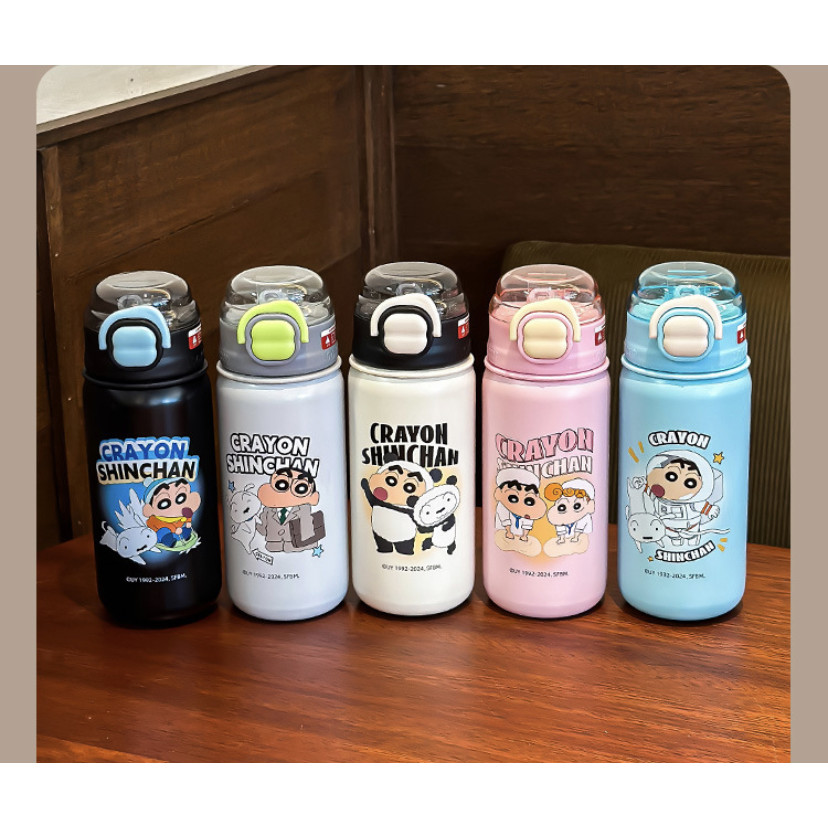 Jual Botol Stainless Anak SUS 316 520ML Model Sedot Karakter Sinchan ...