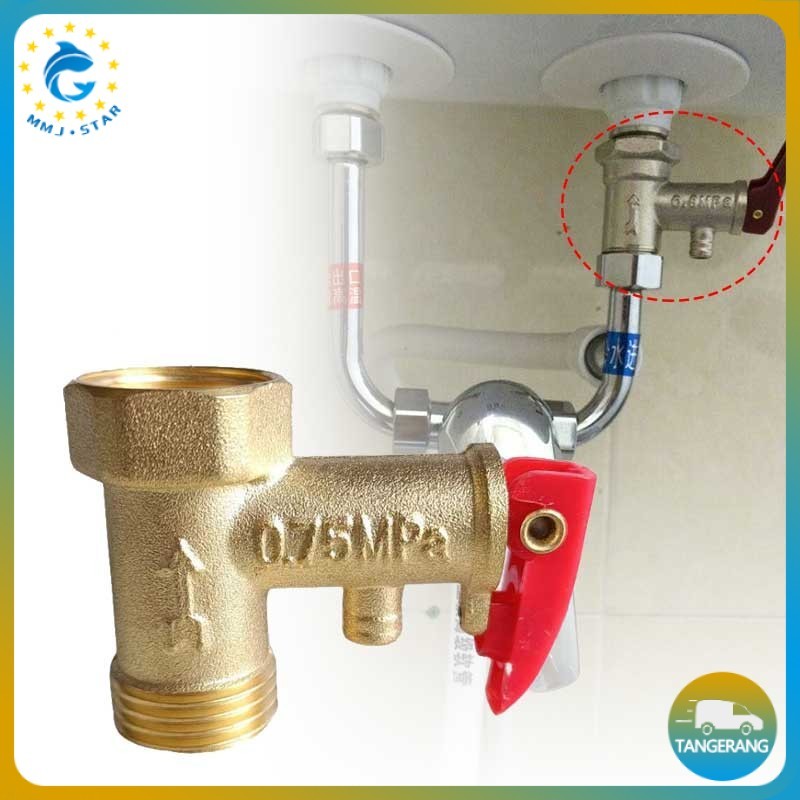 Jual 1/2 Inch Safety Valve Water Heater Klep Water Heater Pengaman ...