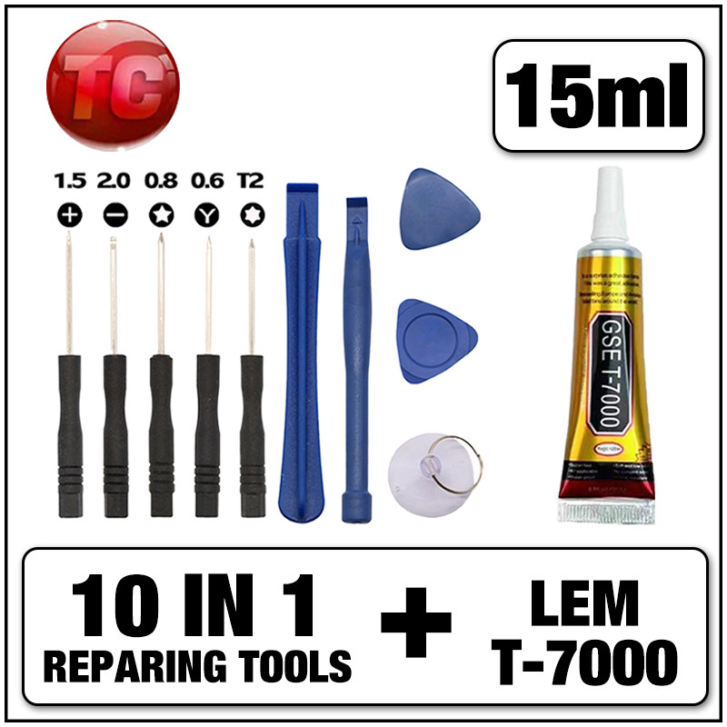 Jual 【Promo lcd tool】Obeng LEM Full set Tools + lem T7000 T8000 B7000 Fastening Clamp Alat ...