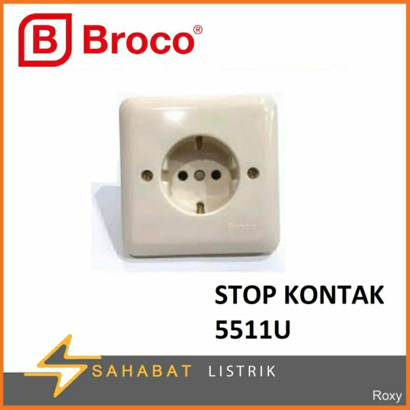 Jual Stop Kontak Broco New Gee 5511U | Shopee Indonesia