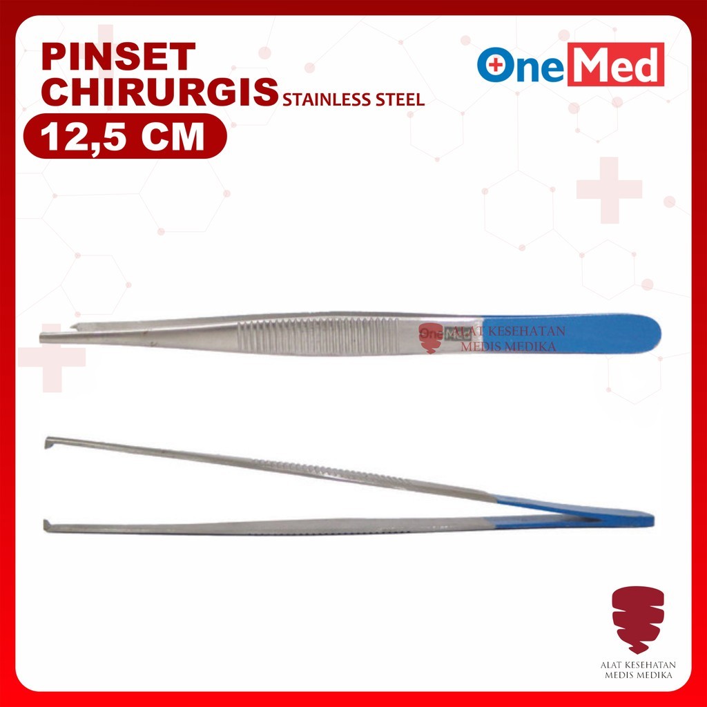Jual Pinset Chirurgis Biru Hand Tools Onemed 12,5cm 12,5 cm Peralatan ...