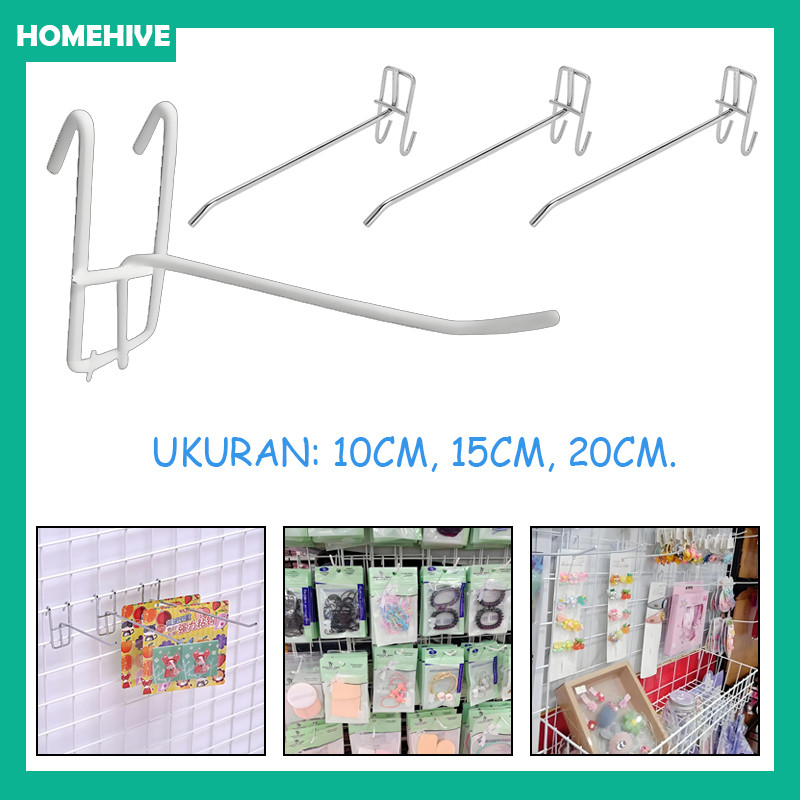Jual Hook Display Aksesoris / 10cm 15cm 20cm / Gantungan Aksesoris Hook ...
