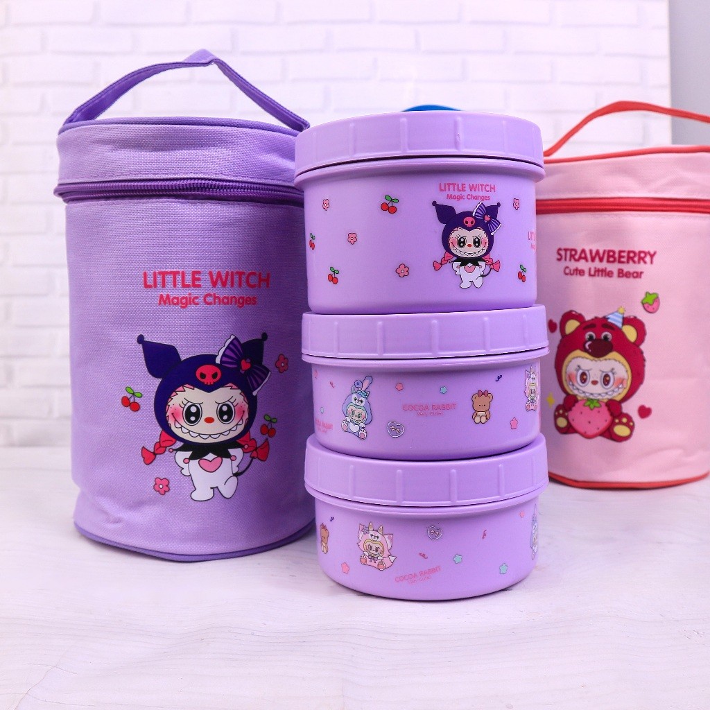 Jual Lunch Box Kotak Makan Rantang Stainless Steel / Kotak Makan ...