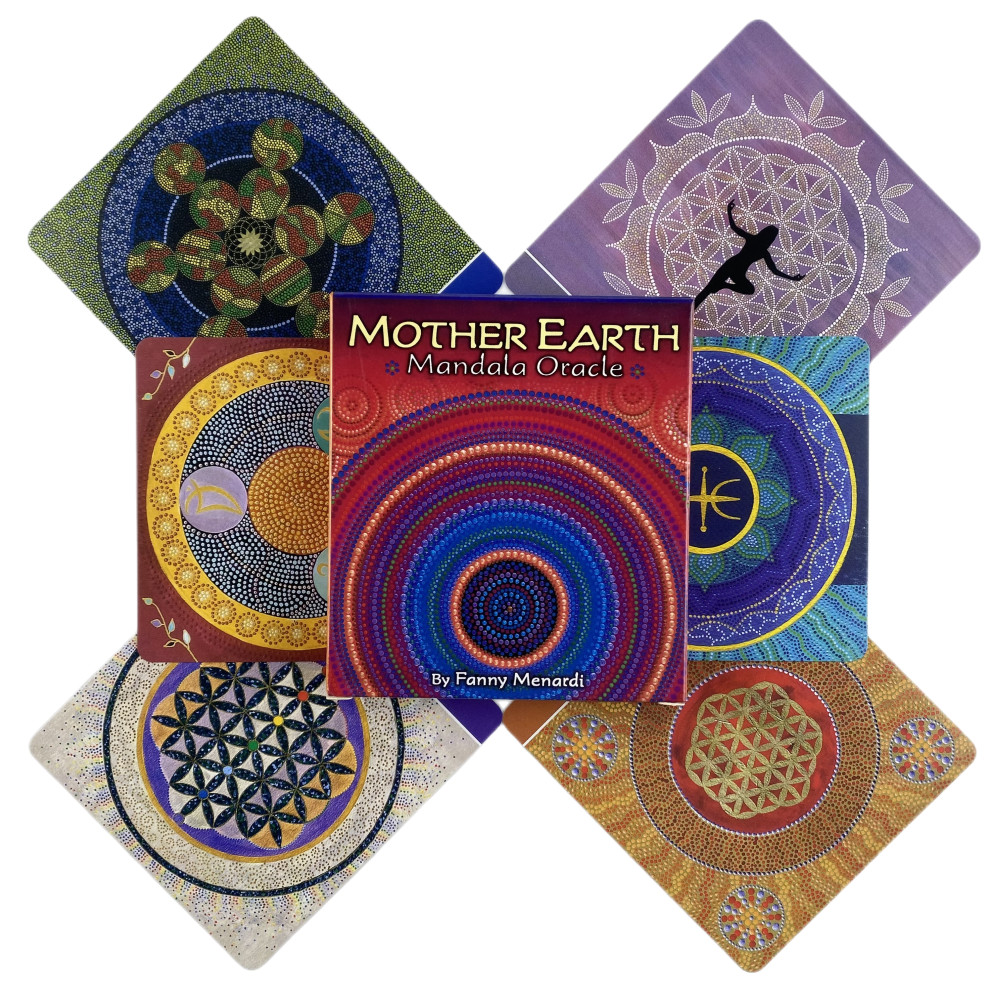 Jual Mother Earth Mandala Oracle Cards Board Game Deck Fortune Telling ...