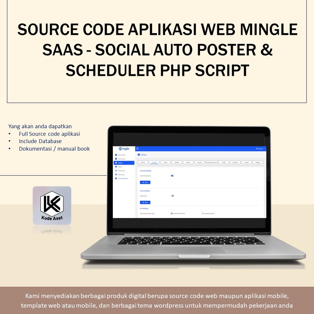 Jual SOURCE CODE APLIKASI WEB MINGLE SAAS - SOCIAL AUTO POSTER & SCHEDULER PHP SCRIPT | Shopee ...
