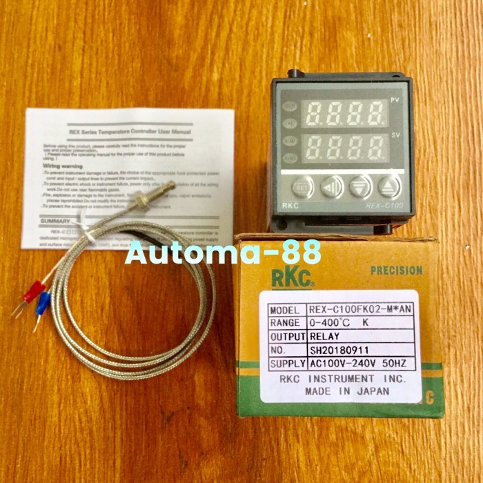 Jual DM99 Digital Rex-C100 Temperature Controller Thermostat Out Relay ...