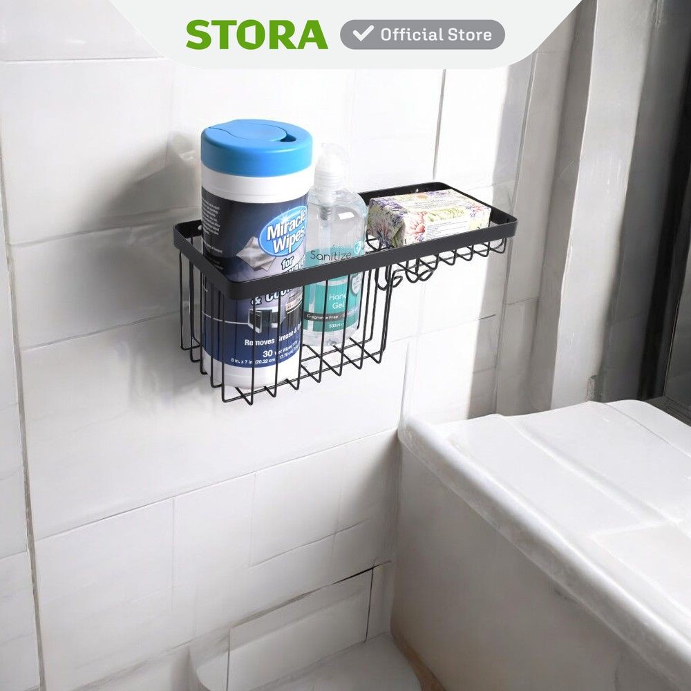 Jual Stora 30X12X11.6 cm Rak Dinding Kamar Mandi Steel Rack Bath ...