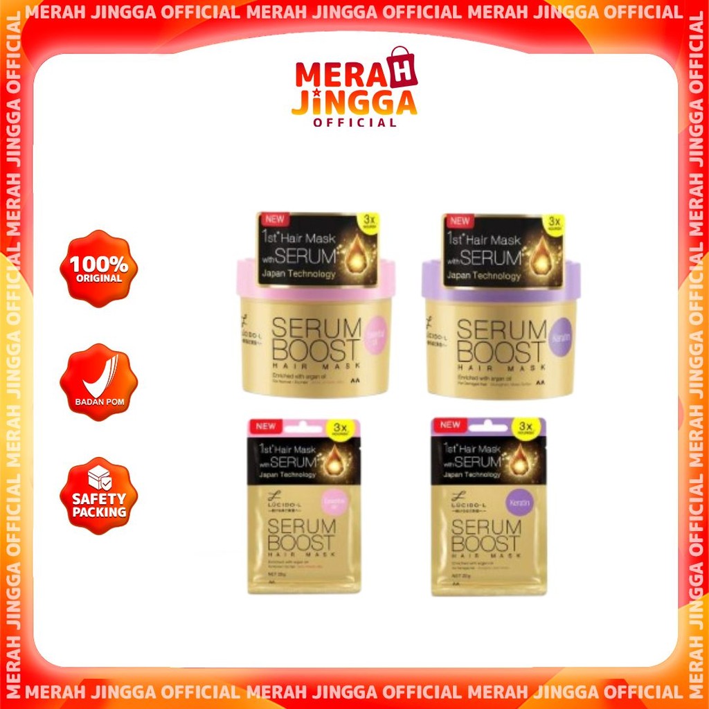 Jual Lucido-L Serum Boost Hair Mask Series | Merah Jingga Official ...