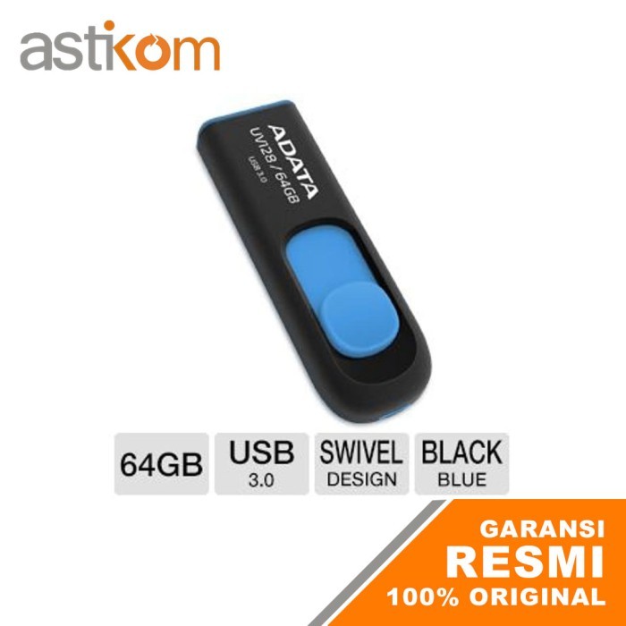 Jual Flashdisk Adata UV128 64GB Black USB 3.2 Flash Drive | Shopee ...