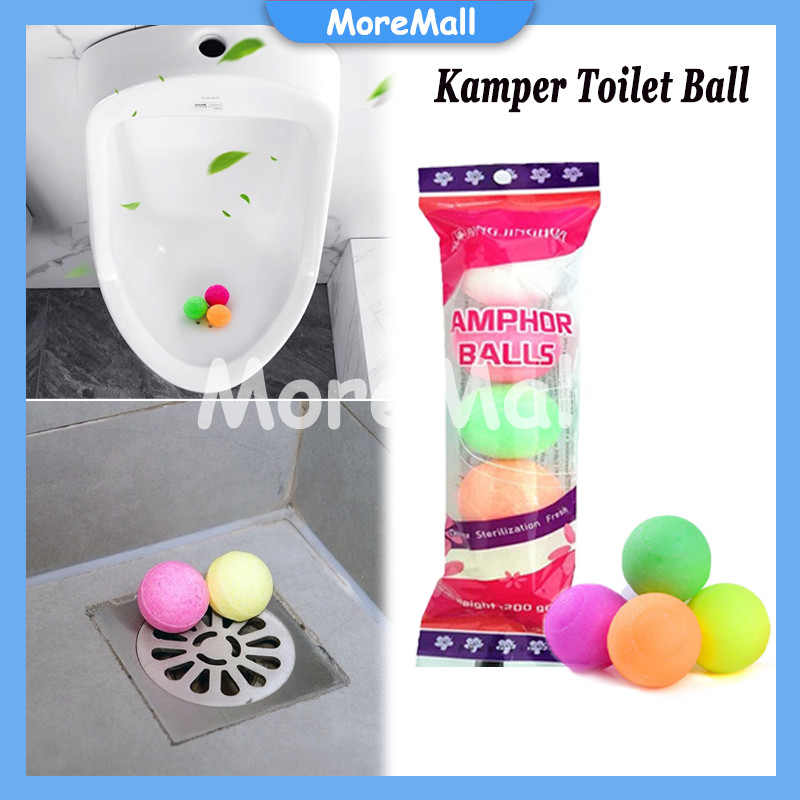 Jual Pengharum WC / Kamper Toilet Ball isi 5 Pcs / Penghilang Bau Kamar ...