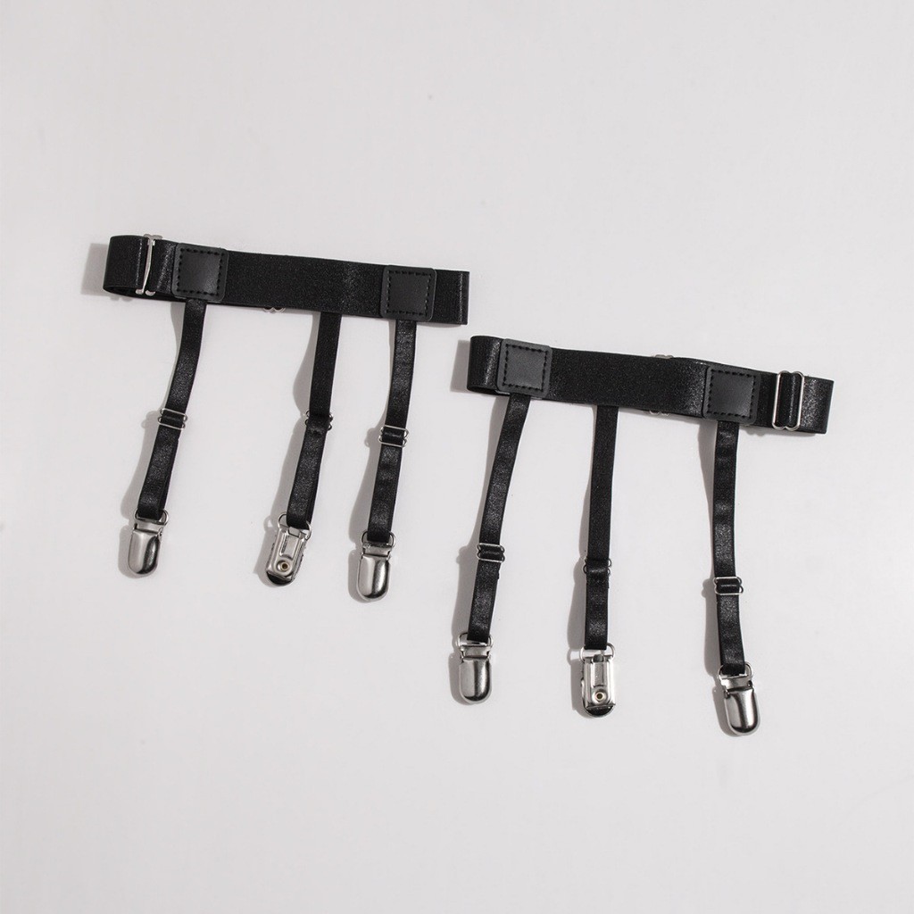Jual MEN SHIRT HOLDER leg suspender belt suspender tuck in suspender ...