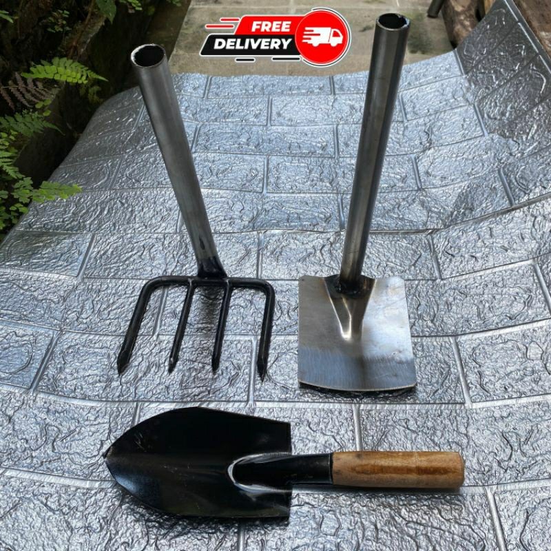Jual PAKET HEMAT 3 PCS ALAT CANGKUL GARUK RUMPUT DAN SEKOP TANAMAN ...