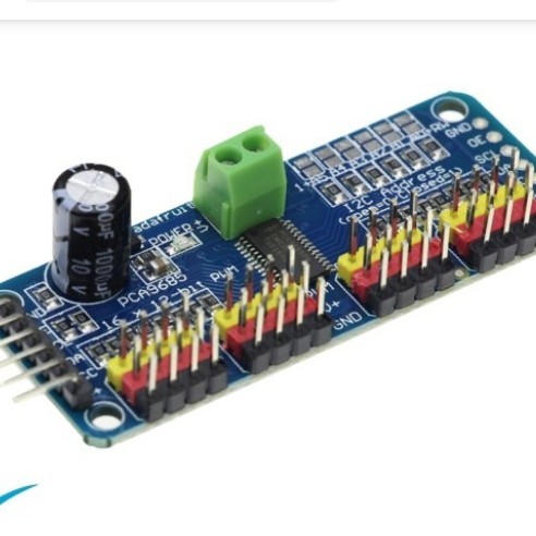 Jual pca9685 pca 9685 16 channel 12 bit pwm I2C interface driver motor ...