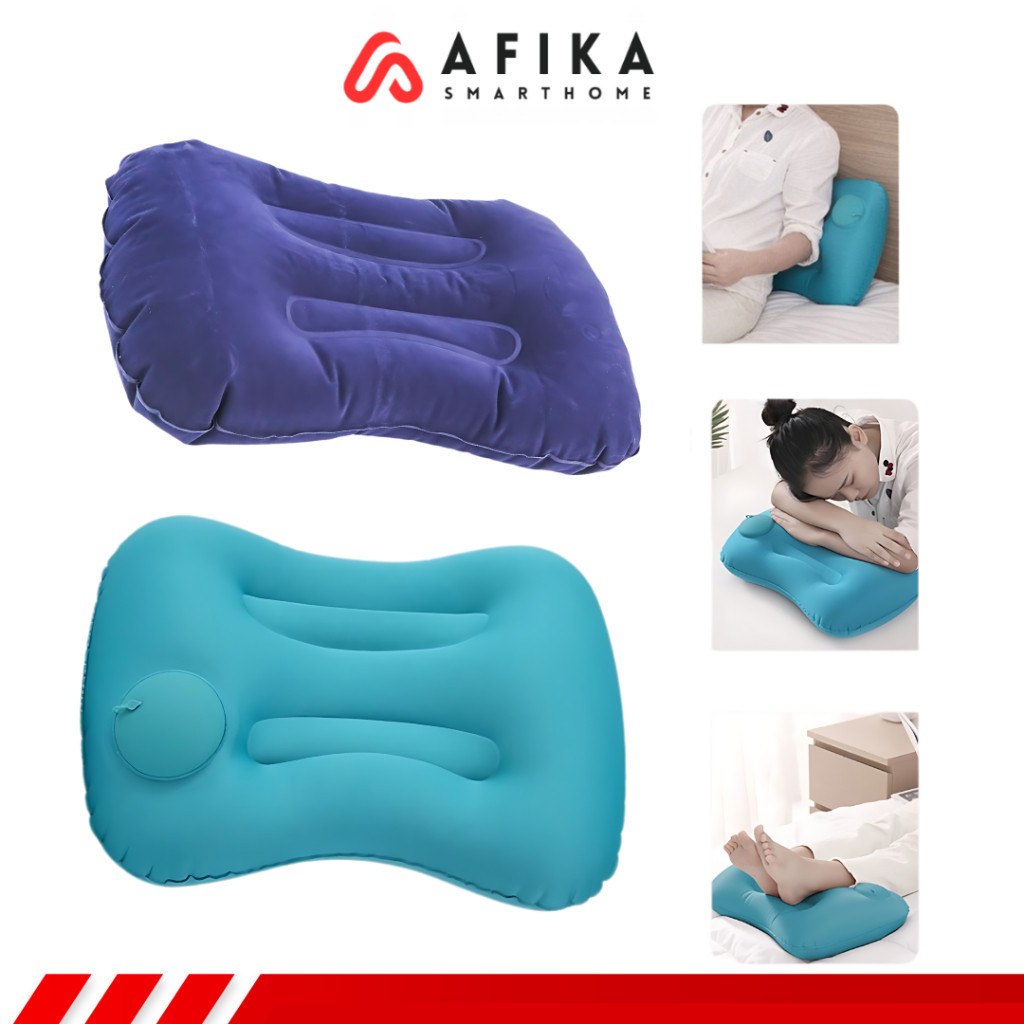 Jual Bantal Angin Inflatable Aeros Pillow Mudah Dibawa dan Ada Pompa ...