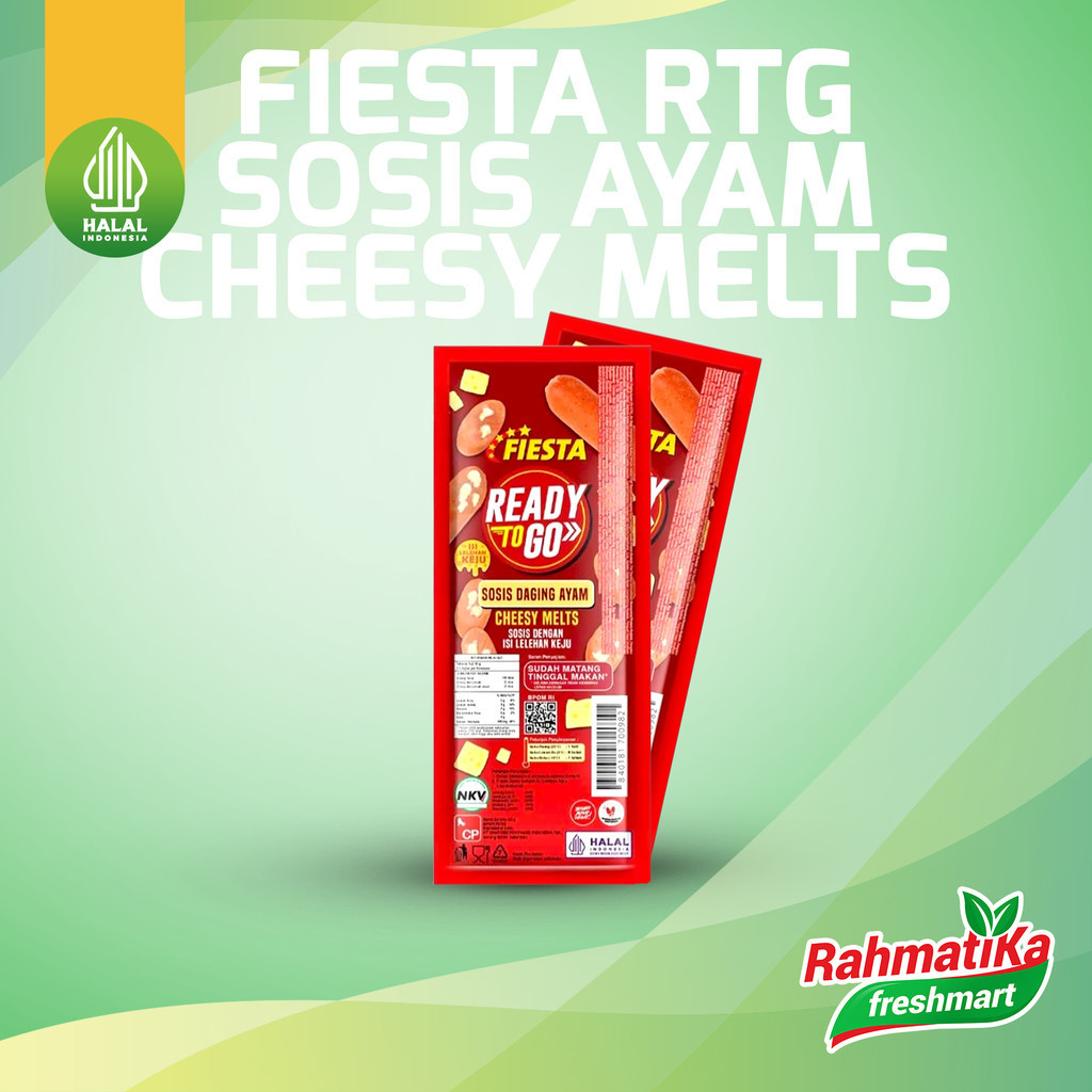 Jual Fiesta Ready To Go Sosis Ayam Cheesy Melt 65 gr | Shopee Indonesia