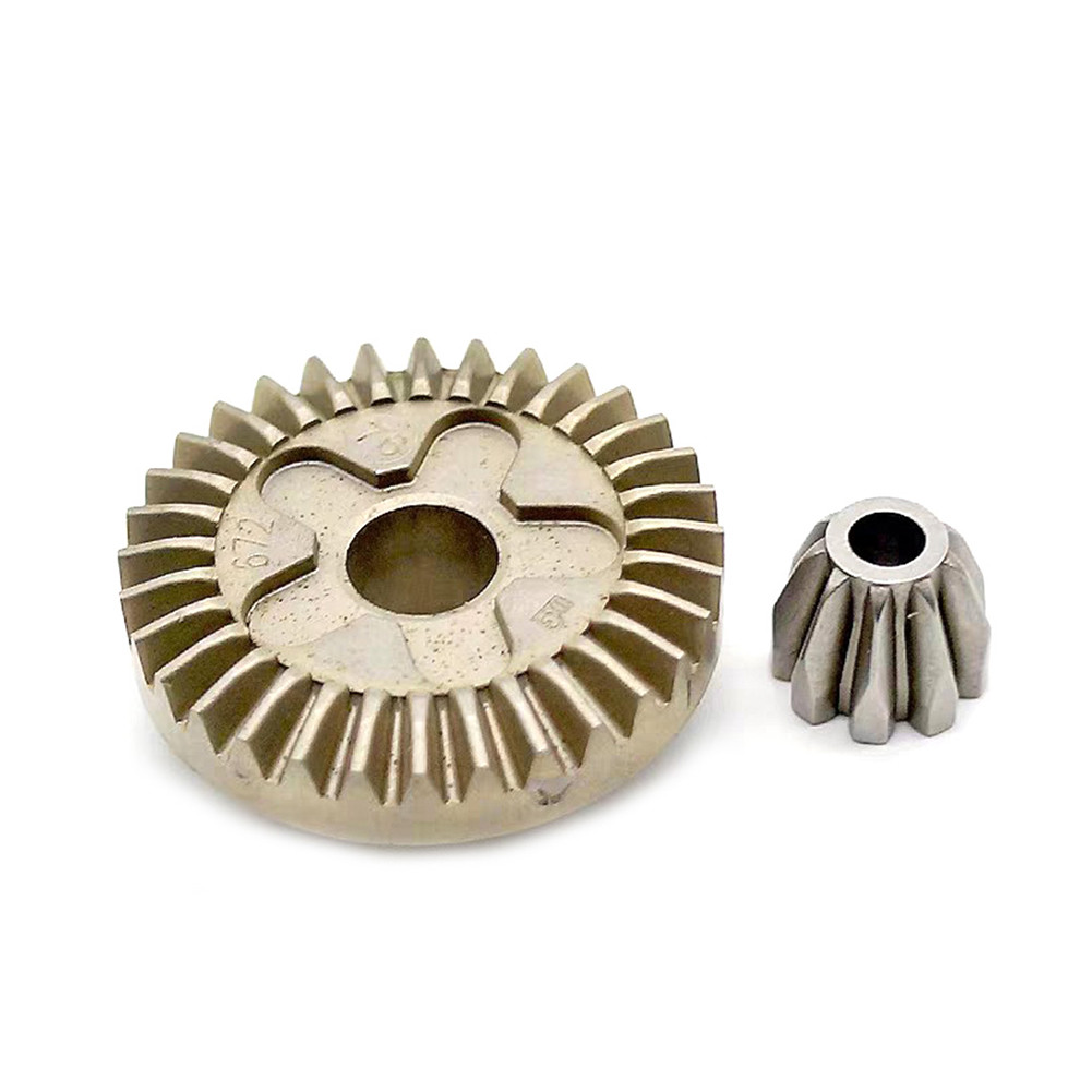 Jual 2pcs Angle Grinder Spiral Bevel Gear Straight Helical Teeth for ...