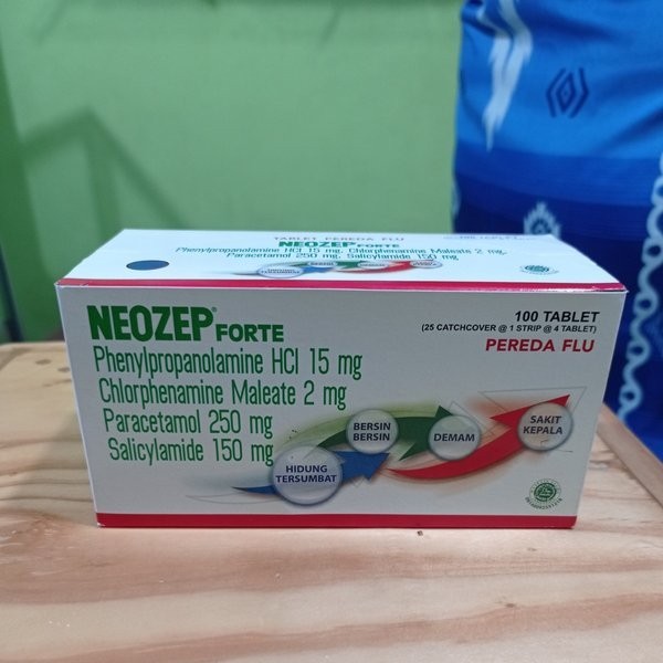 Jual Neozep forte 1 box isi 100 tablet Termurah | Shopee Indonesia