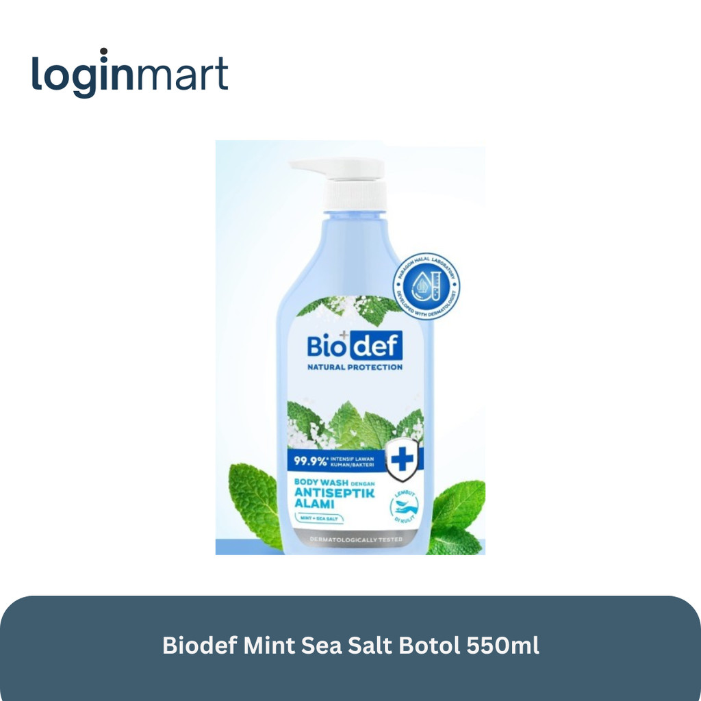 Jual Biodef Mint Sea Salt Botol 550ml | Shopee Indonesia