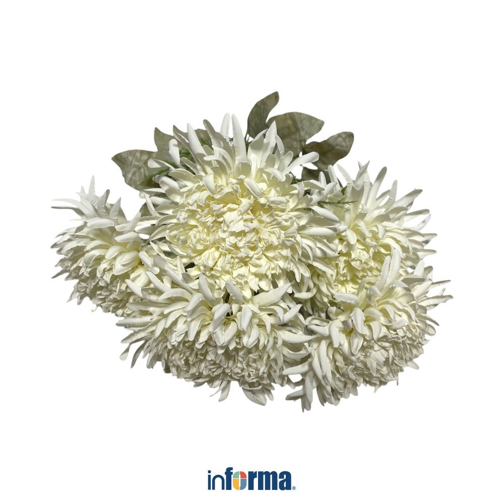 Jual Informa 27X18X41 Cm Bunga Artifisial Mum Bunch Bunga Hias Cantik ...