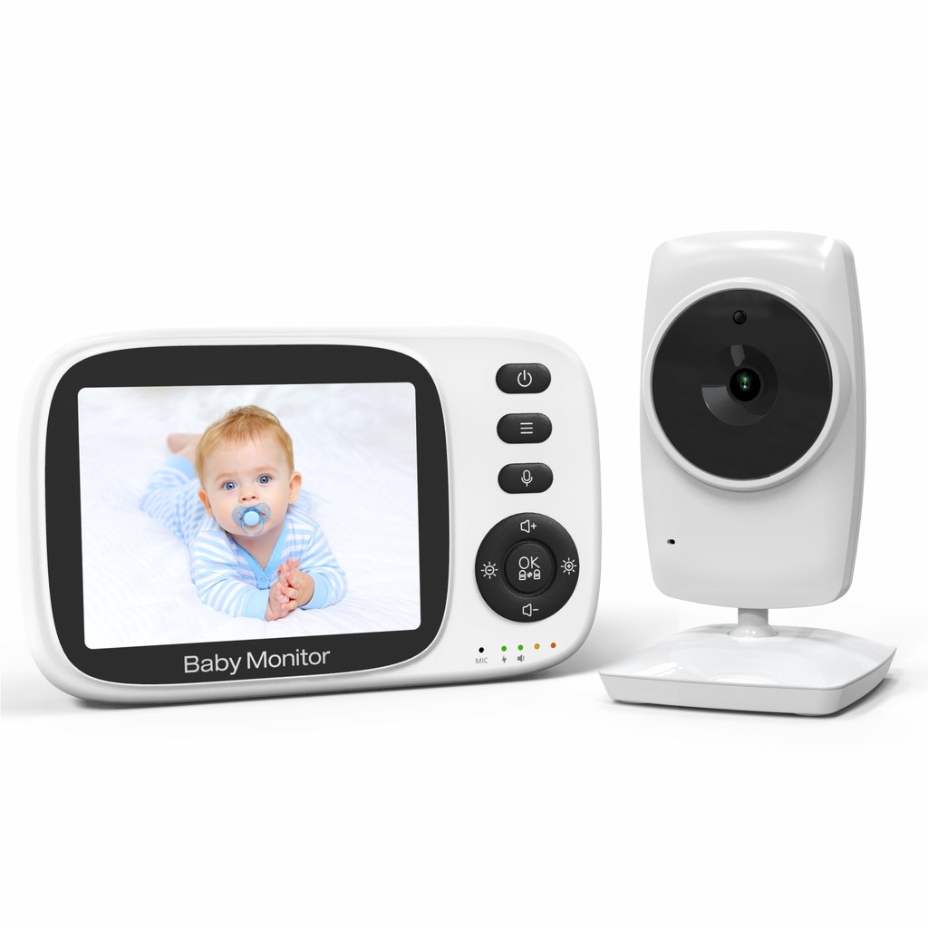 Jual Wireless Baby Monitor Video Monitor for Baby Camera Monitor with 3 ...