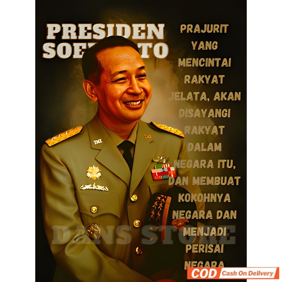 Jual Poster Presiden, Poster Pak Harto ,Poster Soeharto,Hiasan Dinding ...