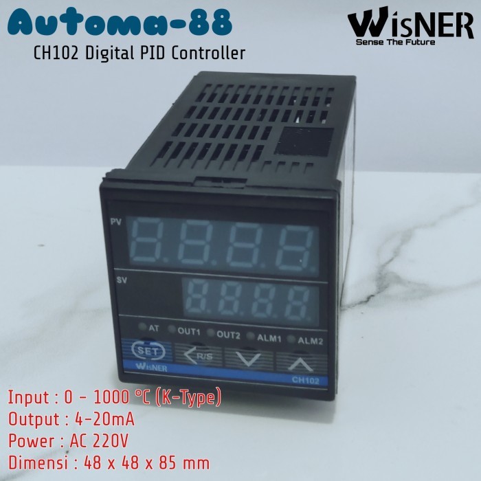 Jual MD99 Wisner CH102 AC 220V Digital PID Temperature Controller Indicator input Type K 0-1000 ...