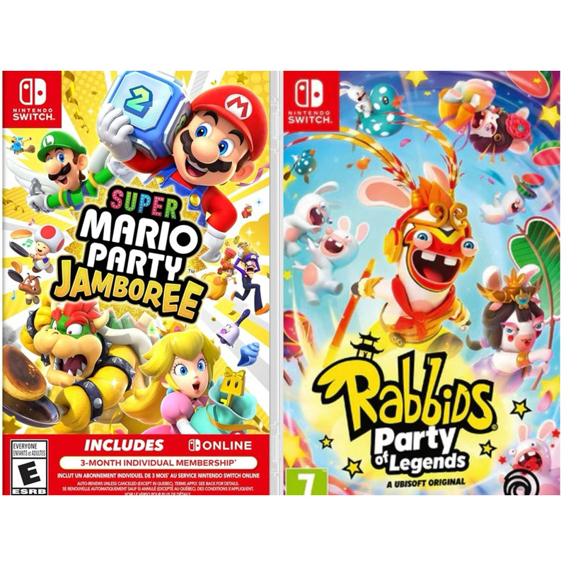 Jual （2in1）Rabbids Party of Legends +Super Mario Party Jamboree ...