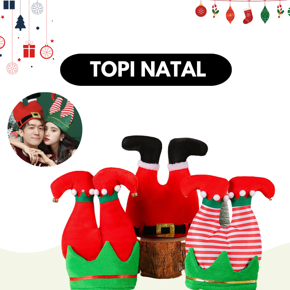 Jual DL OFFICIAL (TNS02) Topi Sinterklass Bentuk Celana Unik Lucu ...
