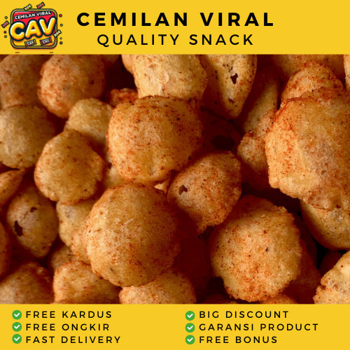 Jual CAV KETEMPLING PEDAS 250gr Kecimpring Pedas Comring Pedas Gemblong ...