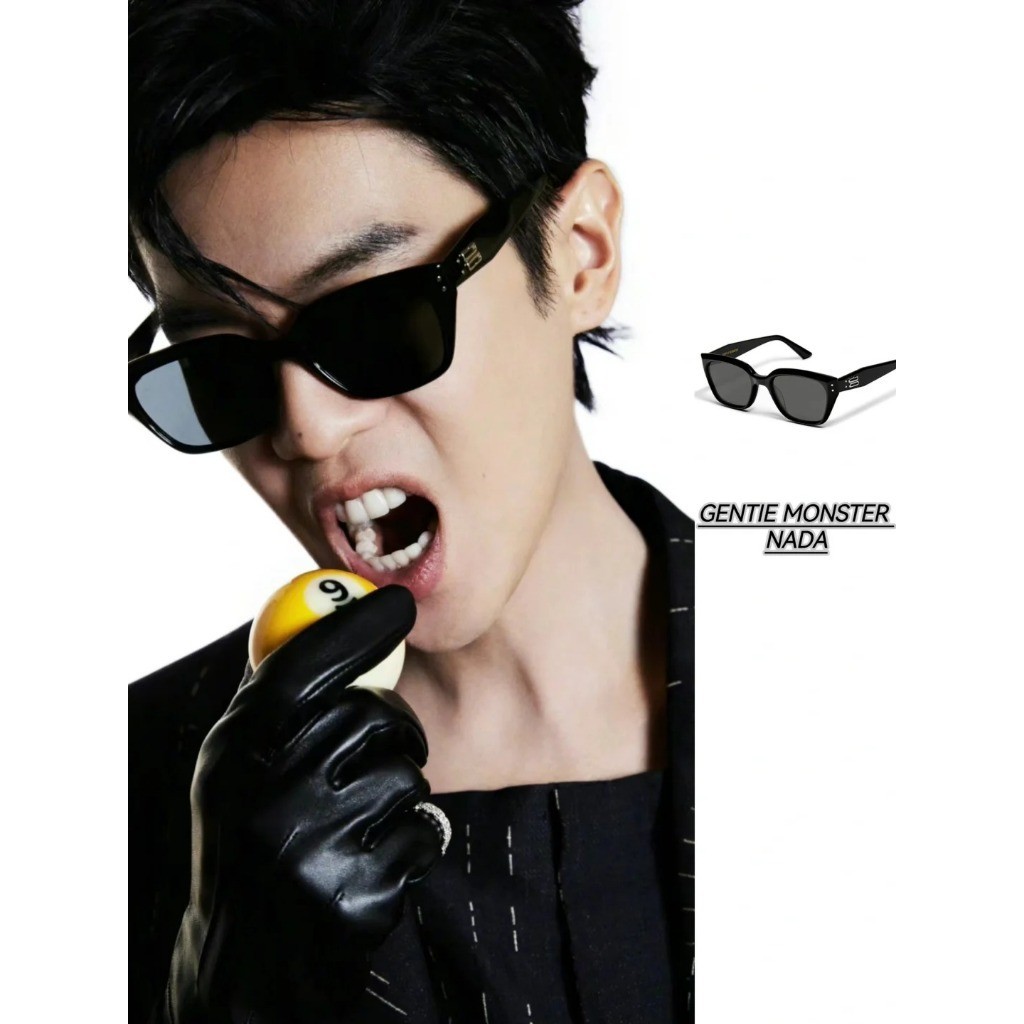 Jual 2024 New Counter ORI GM GENTIE MONSTER NADA Sunglasses Real Black ...