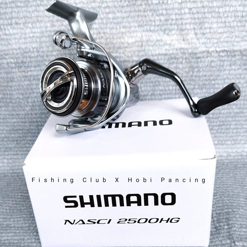 Jual Reel Pancing Shimano Nasci FC 2021 (New Model) 1000 2500 HG C3000 XG 4000XG C5000 XG ...