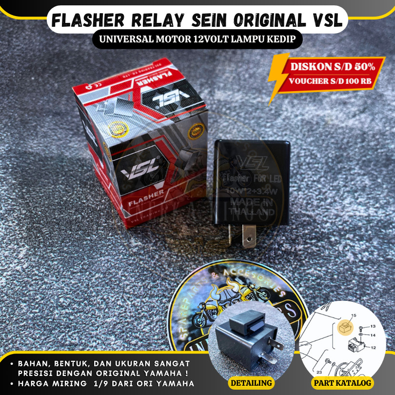 Jual Flasher Relay Sein Sen RX KING JUPITER VEGA MIO SCORPIO Original ...