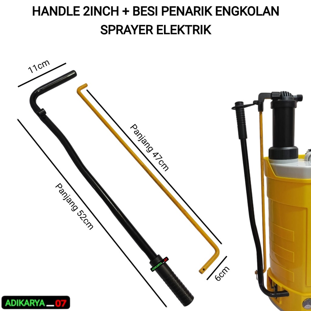 Jual PAKET Handle Gagang Pompa Manual + Besi Penarik Engkol Mesin ...