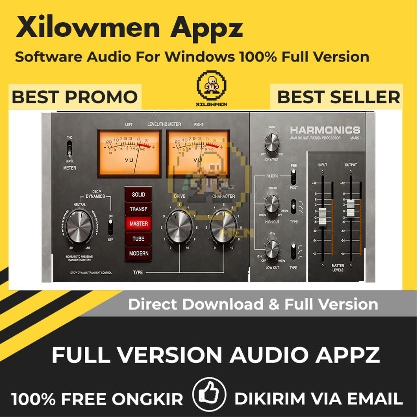 Jual [Full Version] Softube Harmonics Analog Saturation Processor Pro Lifetime Audio Software ...