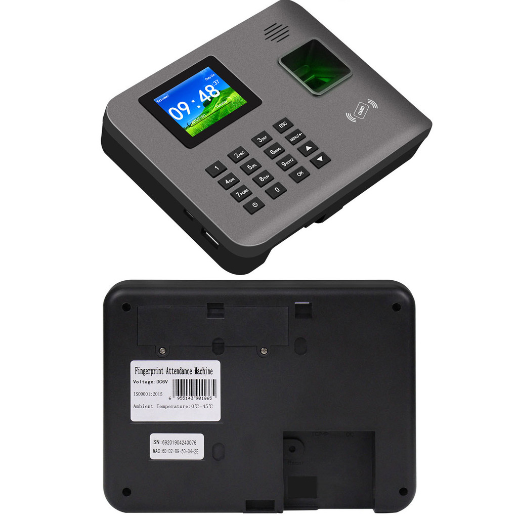 Jual Realand 2.4inch Biometric Fingerprint Time Attendance Machine RFID Card TCP/IP/USB Employee ...