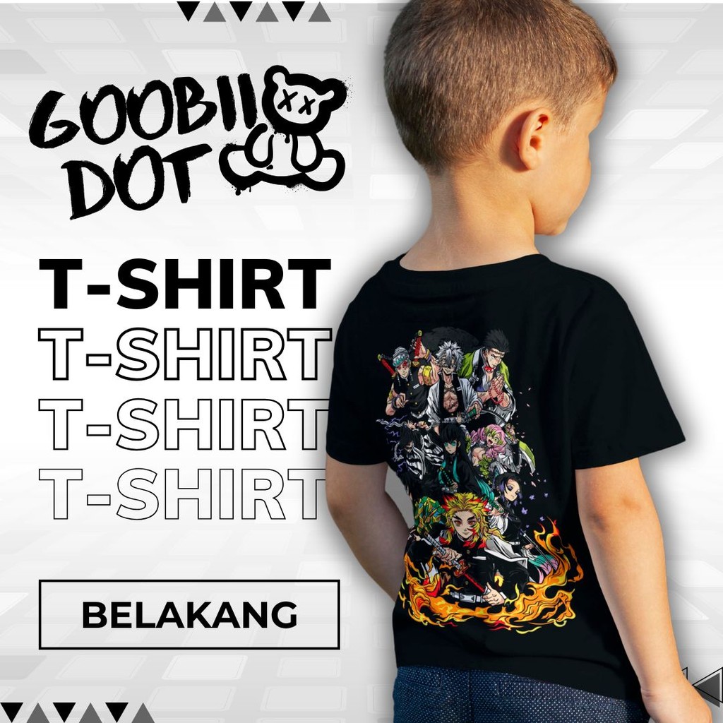 Jual KAOS ANAK KEREN UMUR 2 S/D 13 TAHUN - SERIAL DEMON SLAYER - HASHIRA | Shopee Indonesia