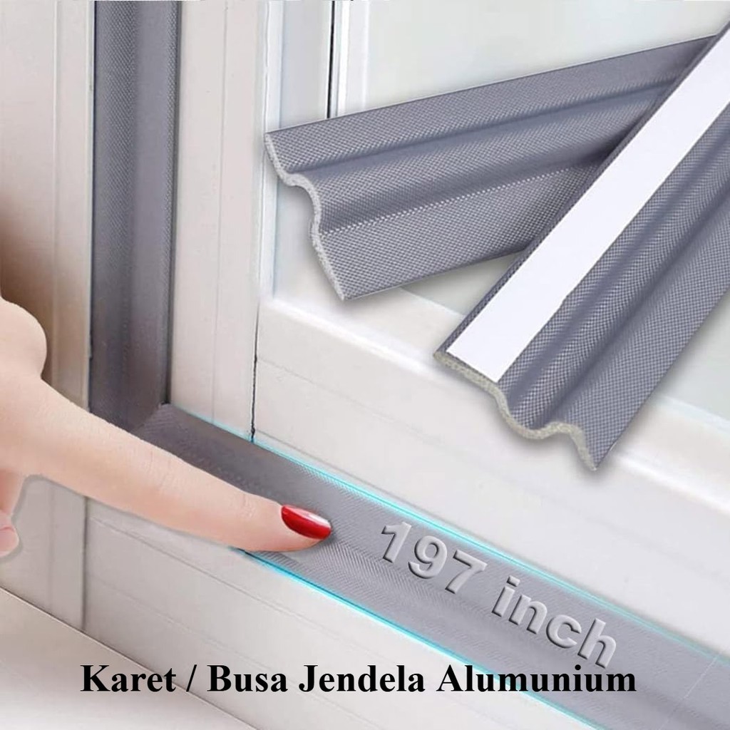 Jual Busa Karet Jendela Alumunium Geser Sliding Penghalang Debu ...