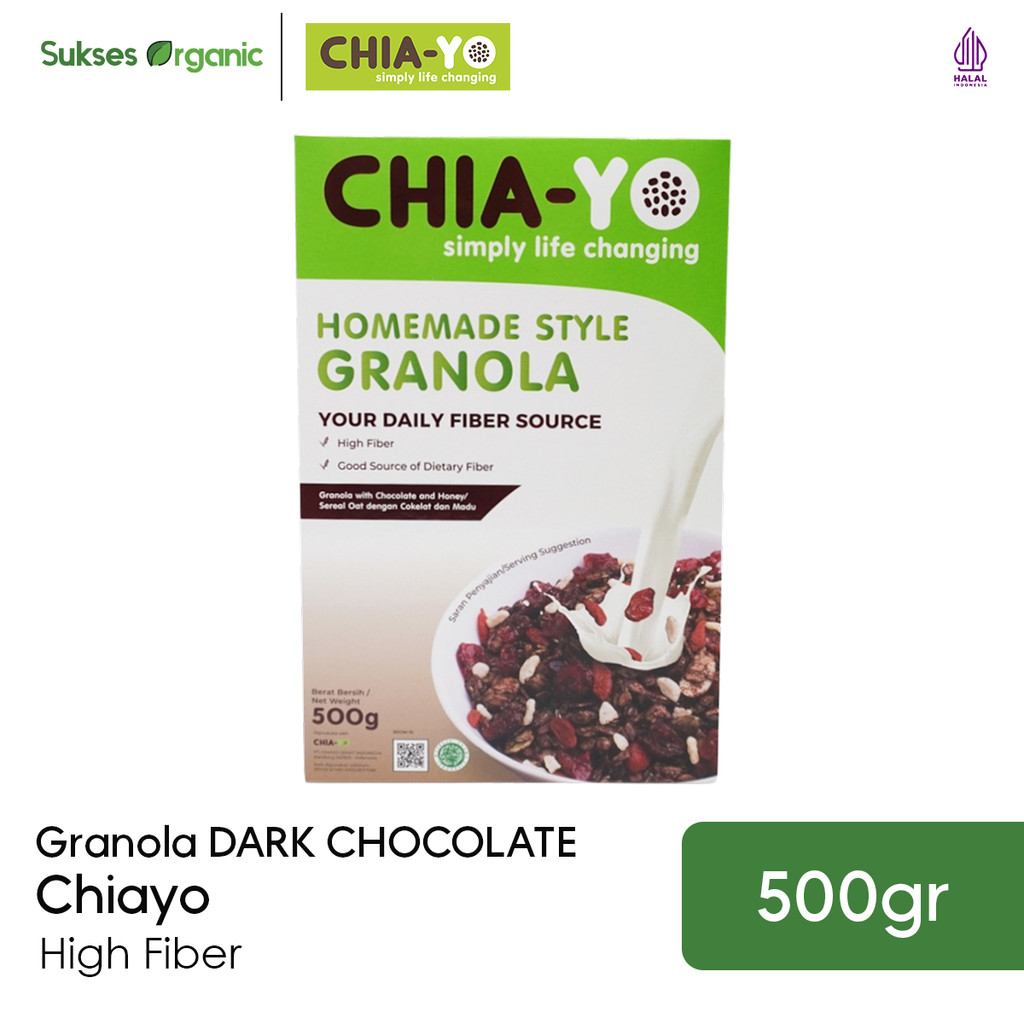 Jual Granola DARK CHOCOLATE Chiayo BOX 500gr | Shopee Indonesia