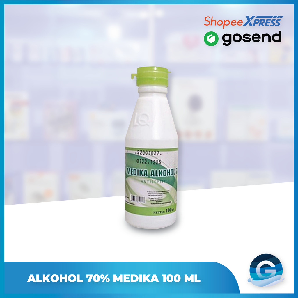 Jual Alkohol 70 Persen 100ml Medika | Shopee Indonesia