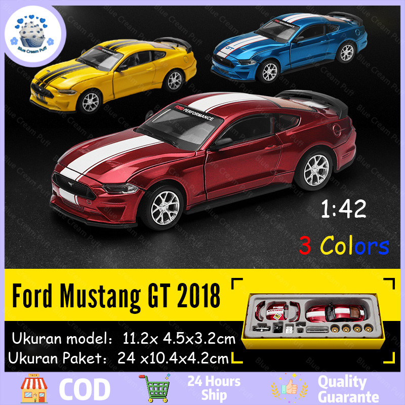 Jual 1:42 Modifikasi Paduan Mobil Balap Ford Mustang GT Klasik Mobil ...