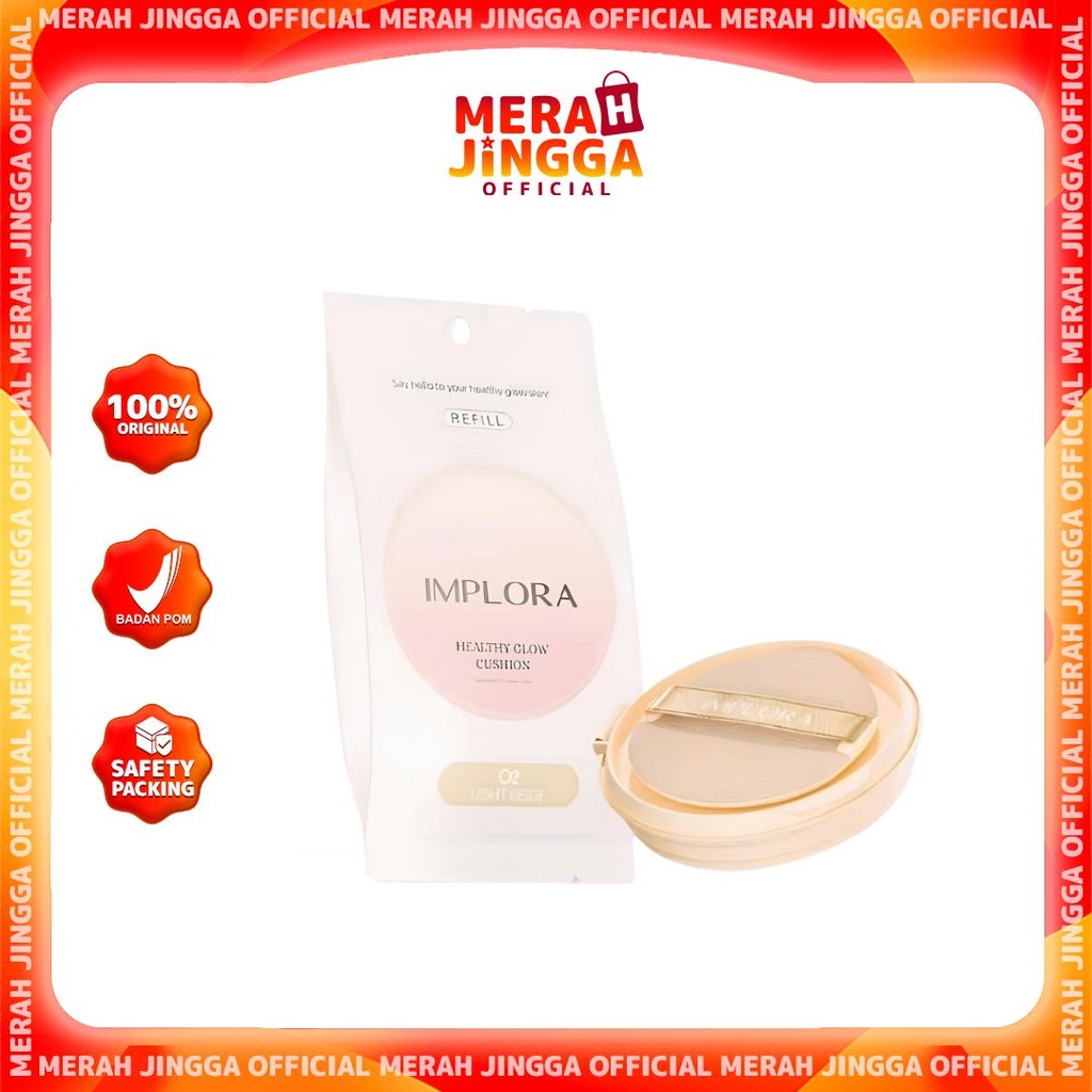 Jual Implora Healthy Glow Cushion | Merah Jingga Official | Shopee ...