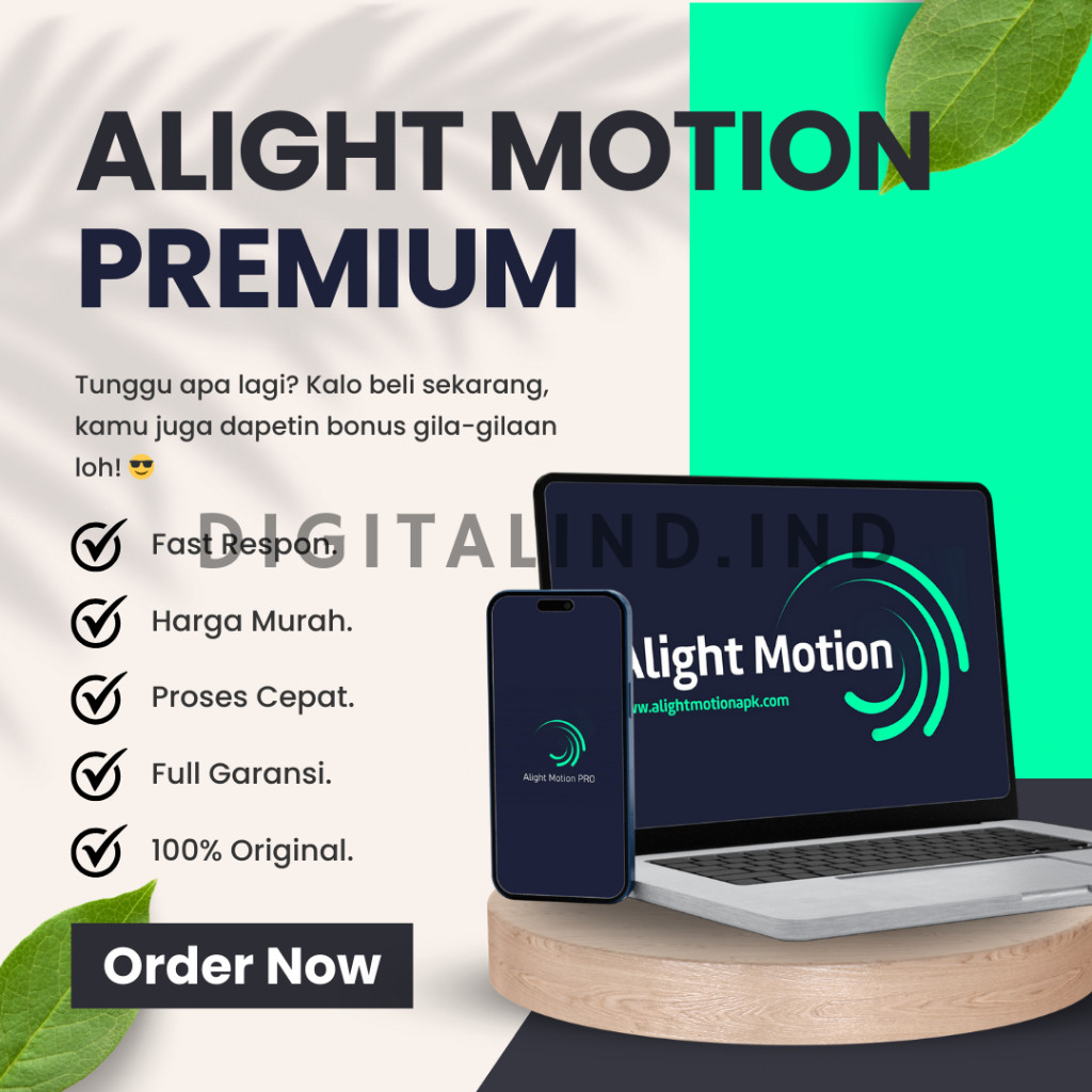 Jual ALIGHT MOTION PREMIUM PRIVAT 1 TAHUN SUPPORT IOS /ANDROID TERMURAH ...