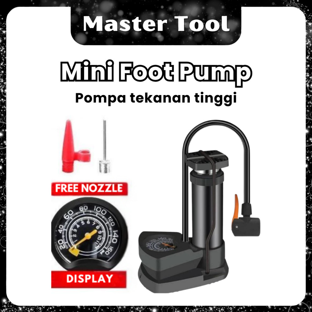 Jual Master Tool (Garansi 1 Tahun) Pompa tekanan tinggi sepeda rumah ...